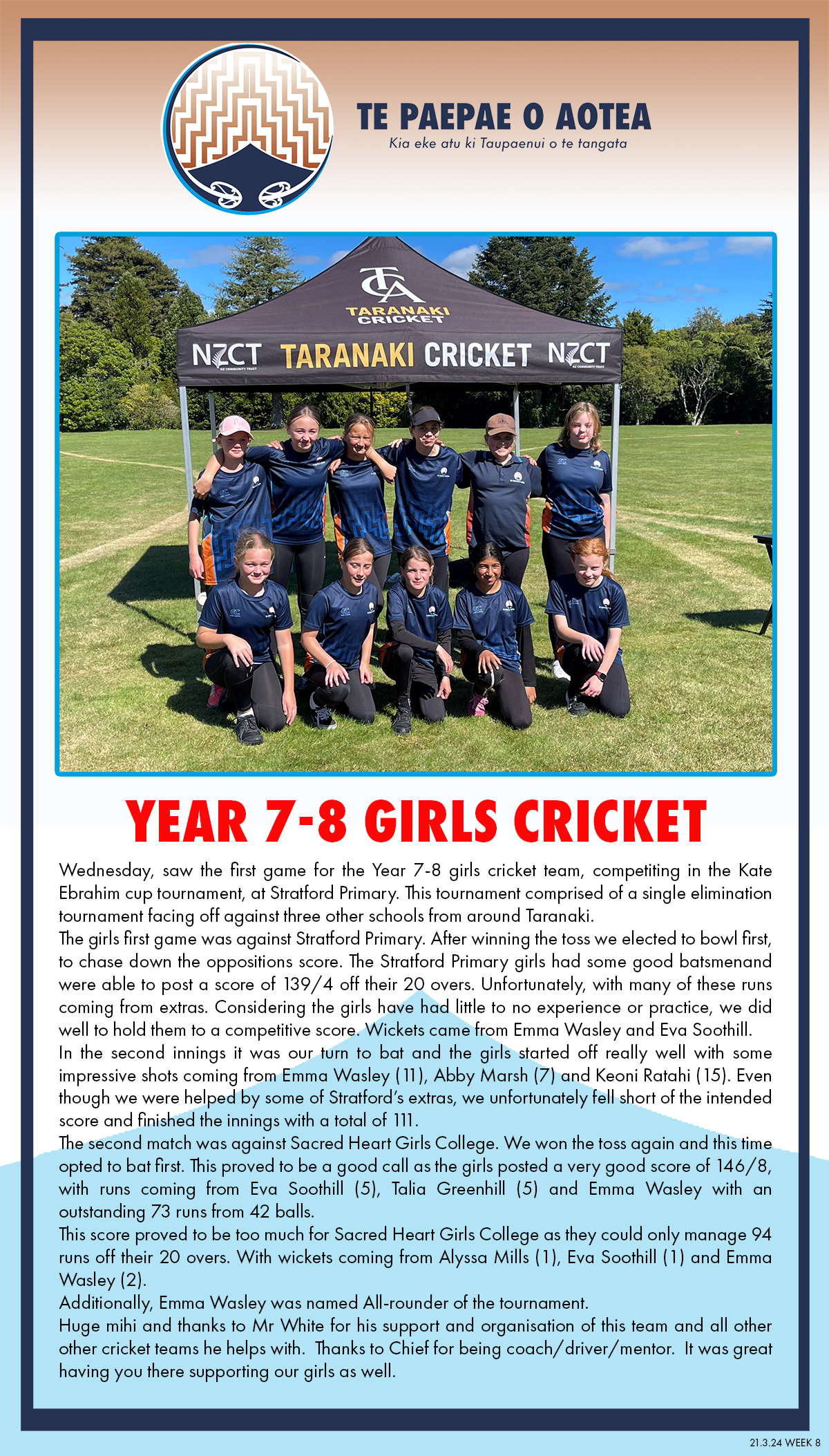 Cricket | Te Paepae O Aotea